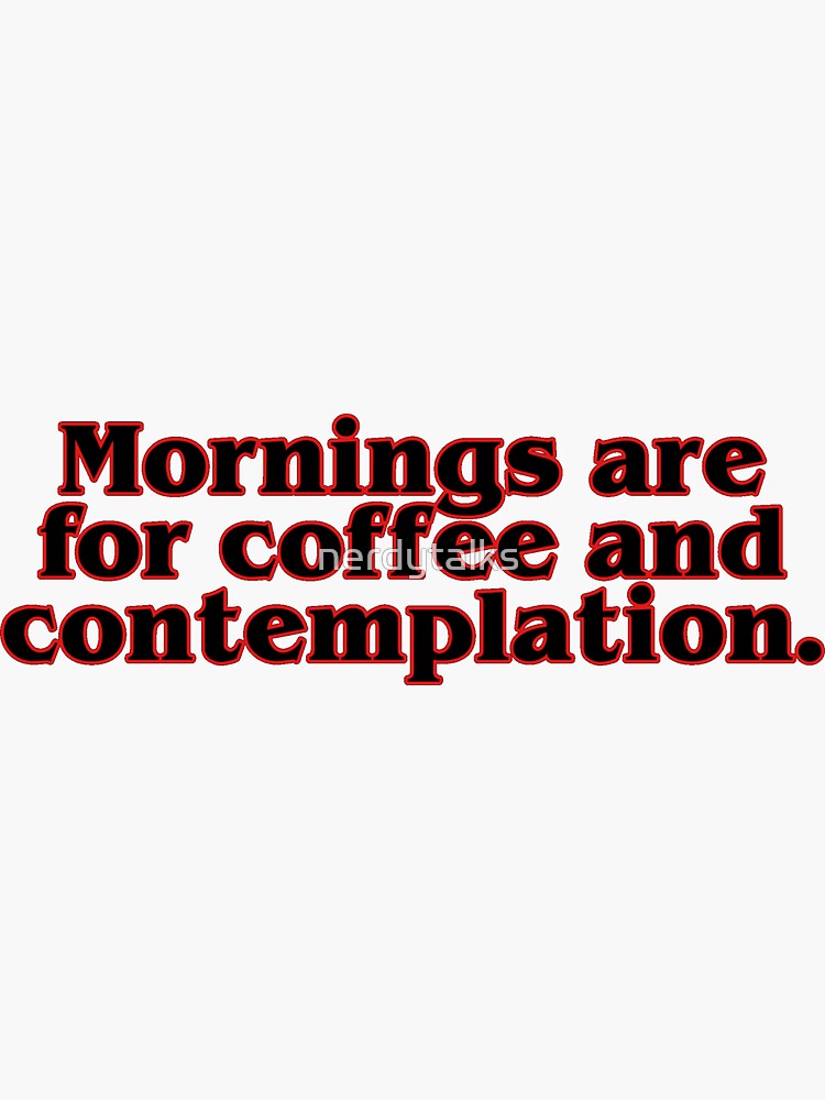 "Hopper - Stranger Things, Coffee and Contemplation" Sticker by ...