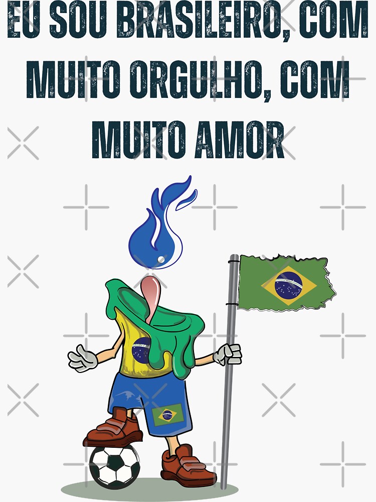 "Brazil Team Qatar World Cup- Eu sou brasileiro, com muito orgulho, com ...