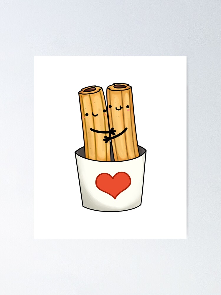 "Cute Kawaii Churros" Poster for Sale by kawaiilife | Redbubble