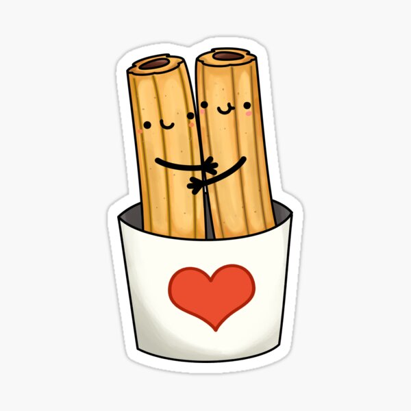 "Cute Kawaii Churros" Sticker for Sale by kawaiilife | Redbubble