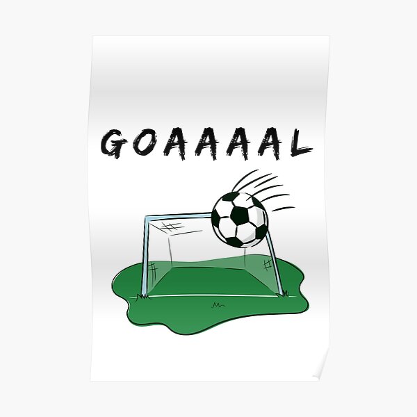 "Qatar World Cup 2022- GOAAAAAL!!!!!" Poster for Sale by sophiasway ...