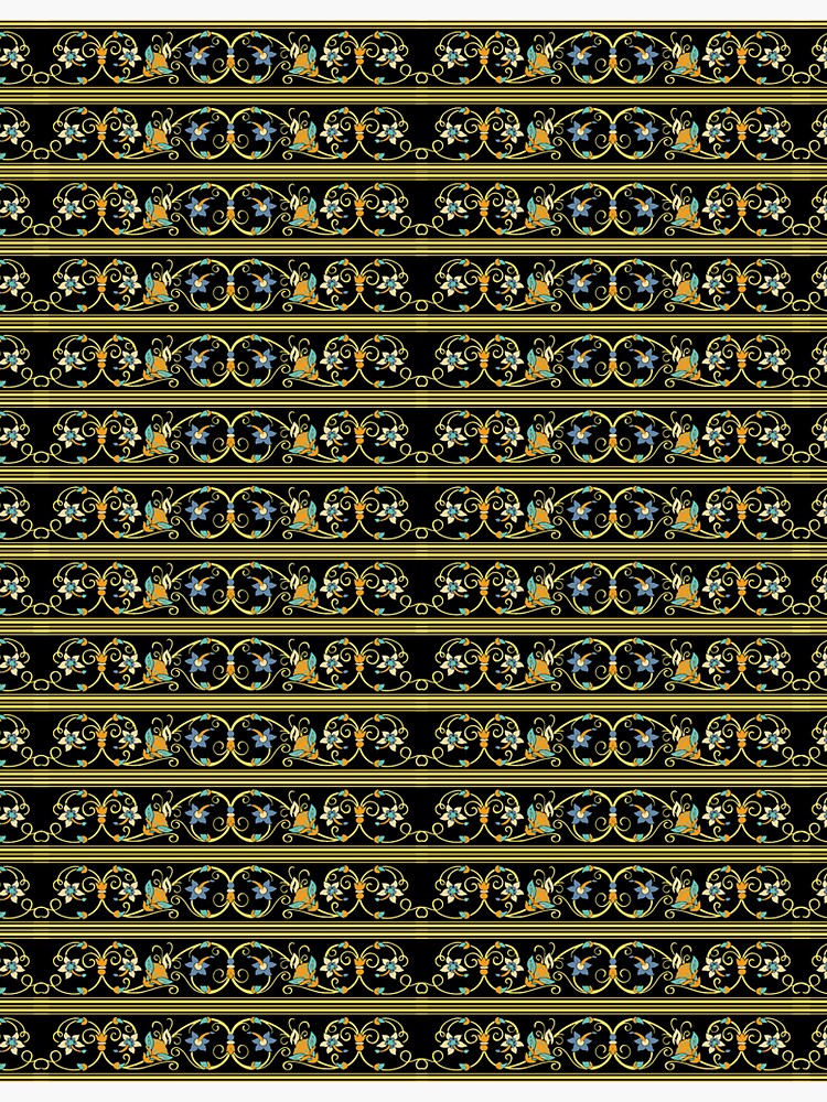 "Traditional patterns" Sticker for Sale by MYWMC | Redbubble