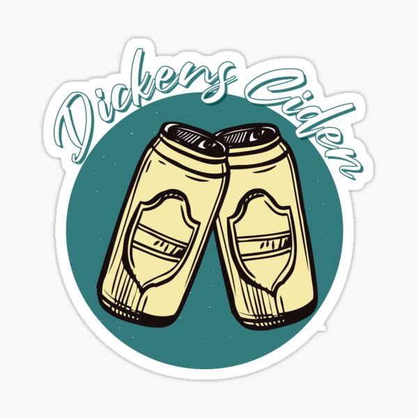 "Dickens Cider" Sticker for Sale by Snop-art | Redbubble