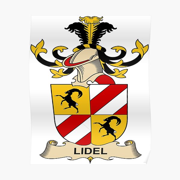 "Lidel " Poster for Sale by HaroldHeraldry | Redbubble