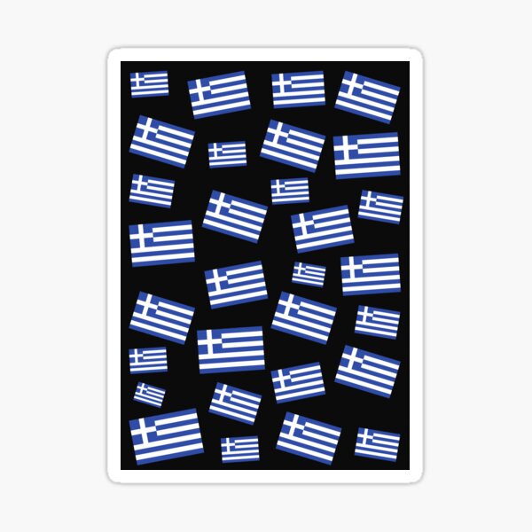 "Greece flag, Greek flag " Sticker for Sale by Pommallina | Redbubble