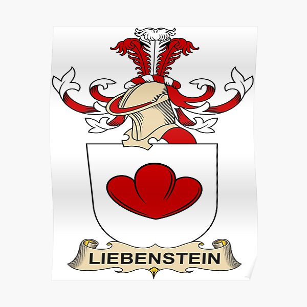 "Liebenstein" Poster for Sale by HaroldHeraldry | Redbubble