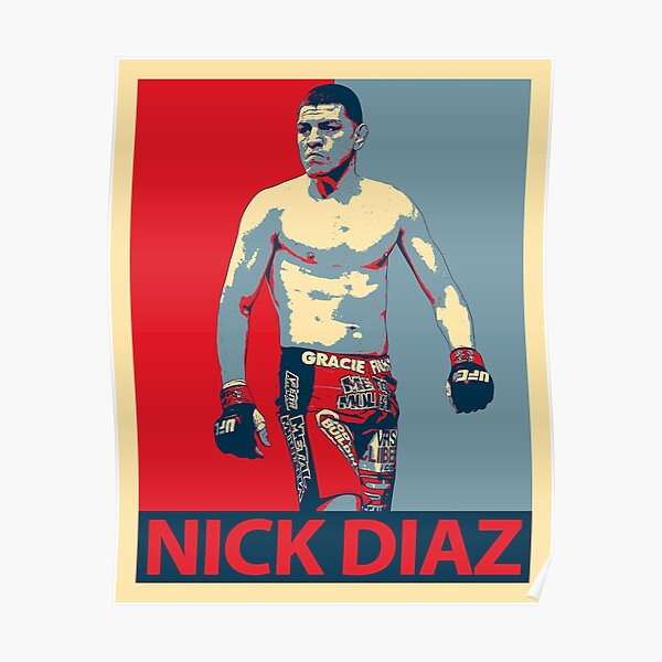"Nick Diaz artwork" Poster for Sale by krzysztofu | Redbubble