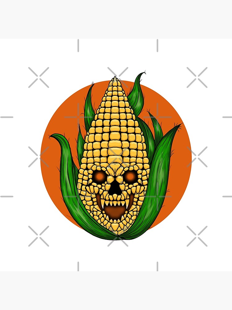 "Killer Corn" Art Print for Sale by DarkDeetz | Redbubble