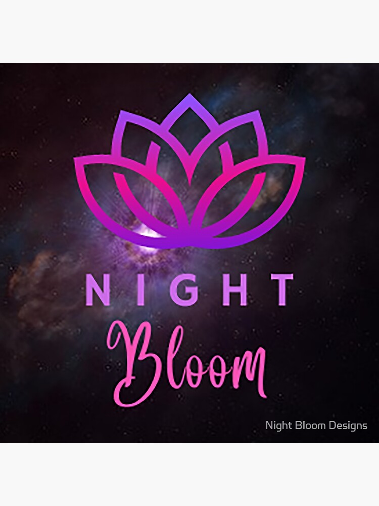 "Night Bloom Designs Lotus Logo" Poster for Sale by Night-Bloom | Redbubble