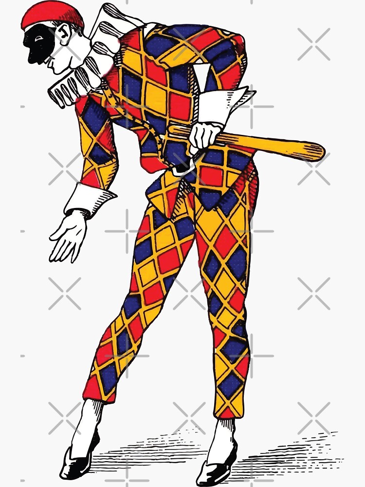 "Joker" Sticker for Sale by IrinDesign | Redbubble