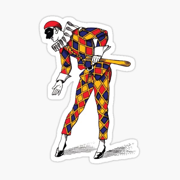 "Joker" Sticker for Sale by IrinDesign | Redbubble