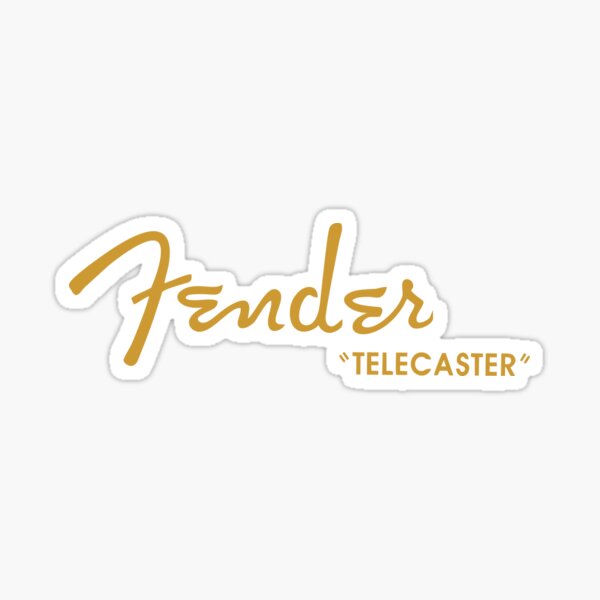 "Cool Design Fender Telecaster" Sticker for Sale by rikulmarla | Redbubble