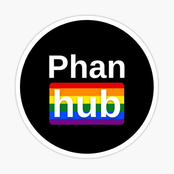 "Phanhub Logo" Sticker for Sale by tvyellow | Redbubble