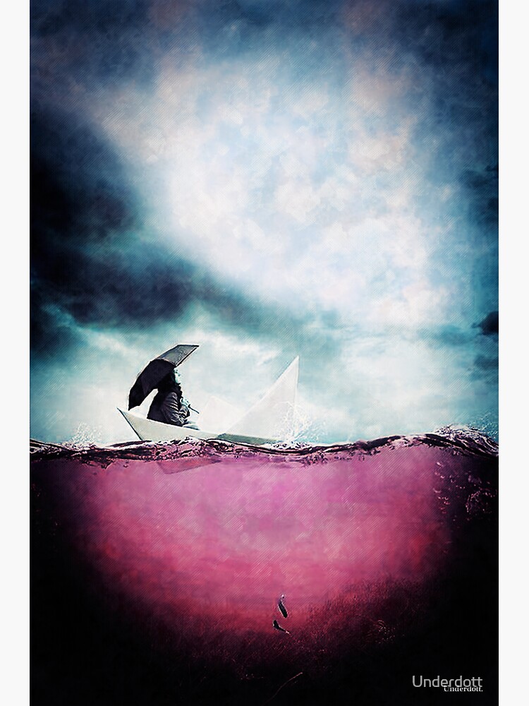 "it could be raining" Sticker by Underdott | Redbubble