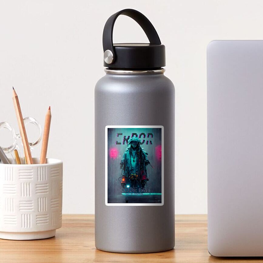 "Jack Sparrow Robot - ERROR: CODE 666" Sticker for Sale by LenaLuisa ...