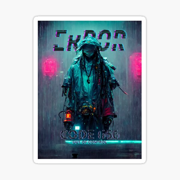 "Jack Sparrow Robot - ERROR: CODE 666" Sticker for Sale by LenaLuisa ...