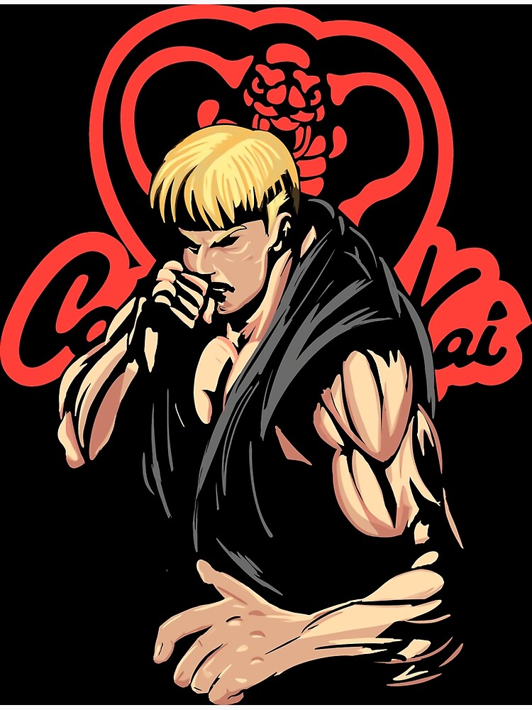 "Super Johnny Lawrence Cobra Kai" Poster for Sale by SterlingMullins | Redbubble