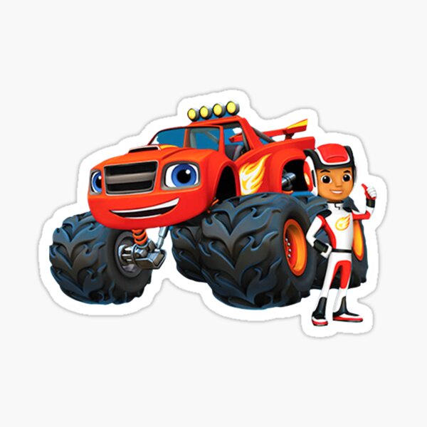 "blaze and the monster machines" Sticker for Sale by Mansaa-Store ...