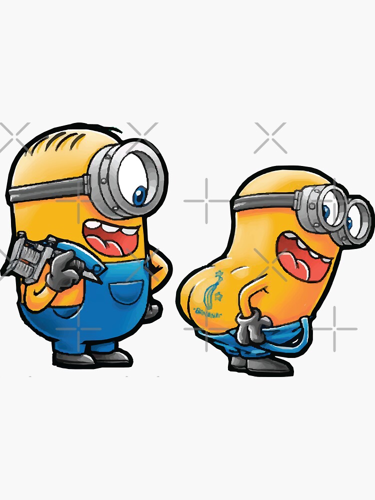"Minions Tattoo" Sticker for Sale by swagster9 | Redbubble