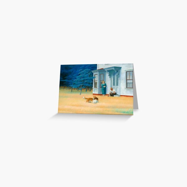 " artwork by Edward Hopper " Greeting Card for Sale by gstavia | Redbubble