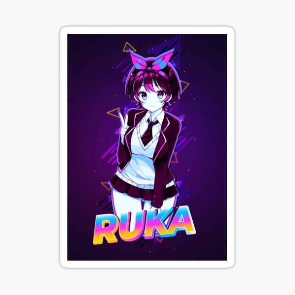 "Ruka Sarashina | Rent a Girlfriend" Sticker for Sale by RealAnimeHD ...
