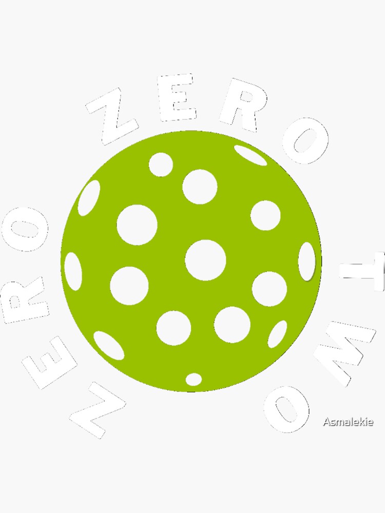 "Zero zero two funny pickleball score " Sticker for Sale by Asmalekie ...