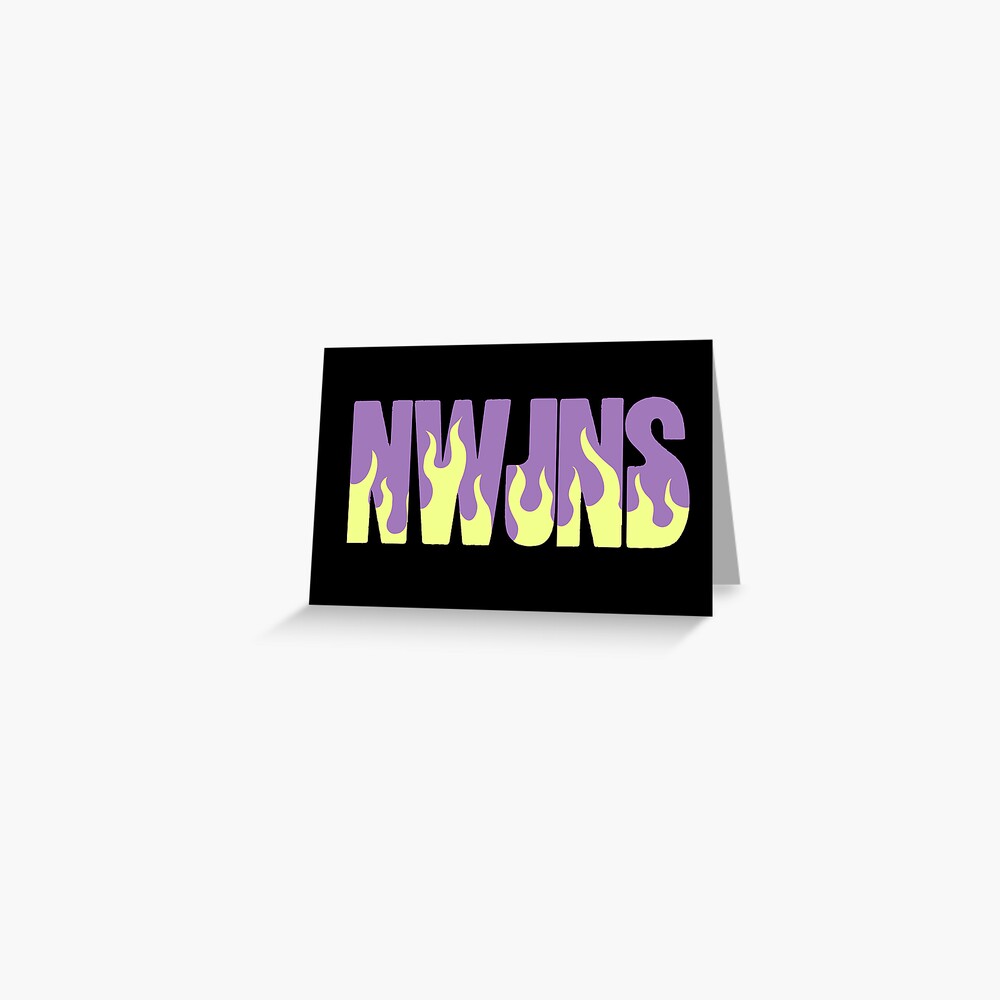 "NewJeans NWJNS logo" Greeting Card for Sale by jungian-7 | Redbubble