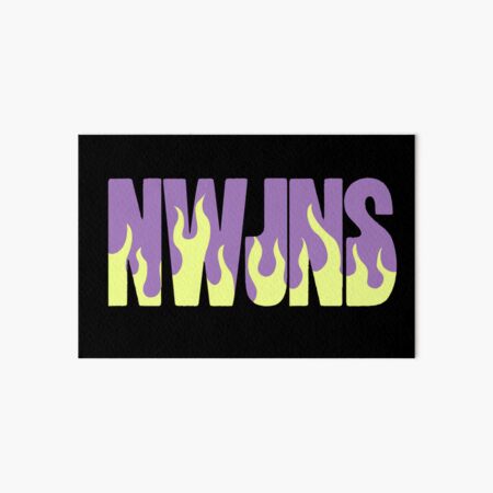 "NewJeans NWJNS logo" Art Board Print for Sale by jungian-7 | Redbubble