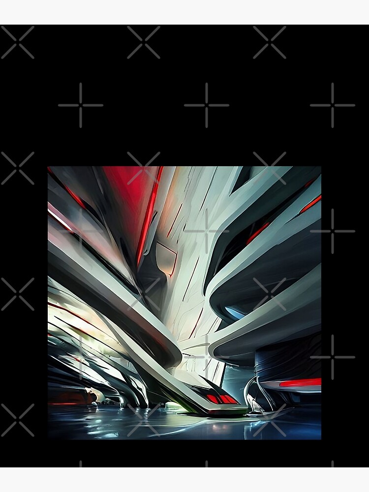 "Abstract painting, Parametric Architecture" Poster for Sale by ...