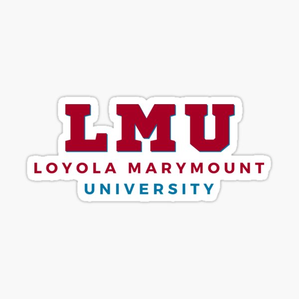 "Loyola Marymount University LMU" Sticker for Sale by collegeAnduniv ...
