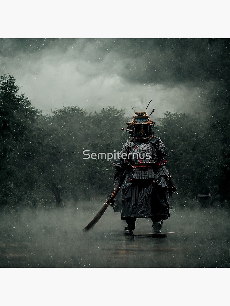"Ghost Samurai" Poster for Sale by Sempiternus | Redbubble