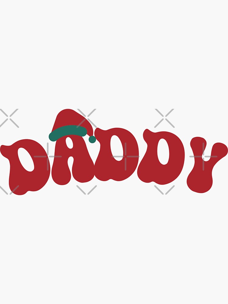 "Daddy" Sticker for Sale by PawAesthetic | Redbubble