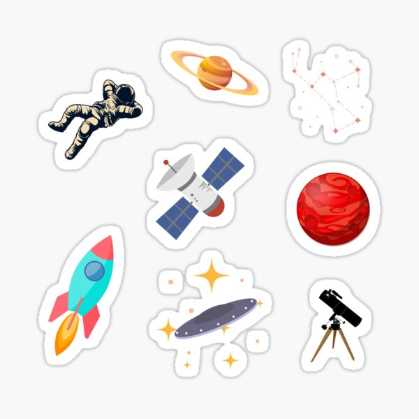 "SPACE STICKER PACK" Sticker for Sale by DAKSs | Redbubble