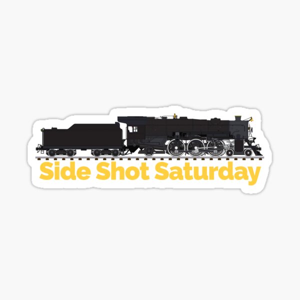 "Side Shot Saturday" Sticker for Sale by Loco-Station | Redbubble