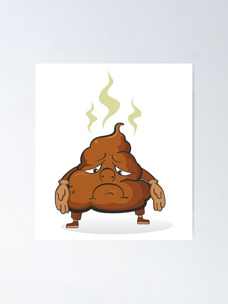 "Face stinky poop " Poster for Sale by SaliVit | Redbubble