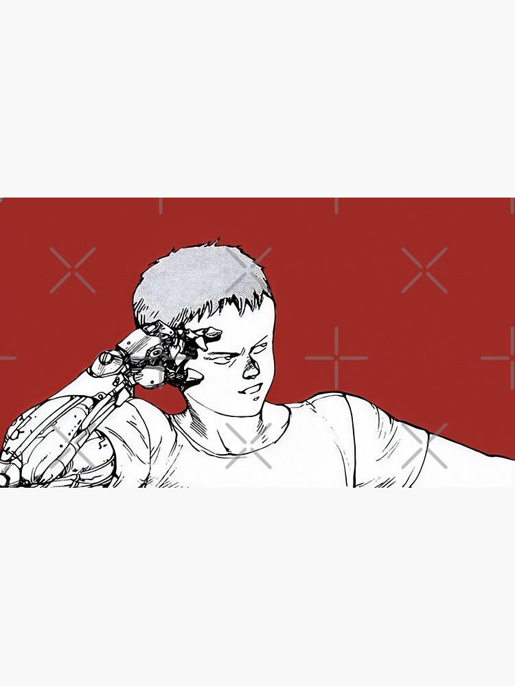 "TETSUO SHIMA ,AKIRA" Sticker for Sale by BadassManga | Redbubble