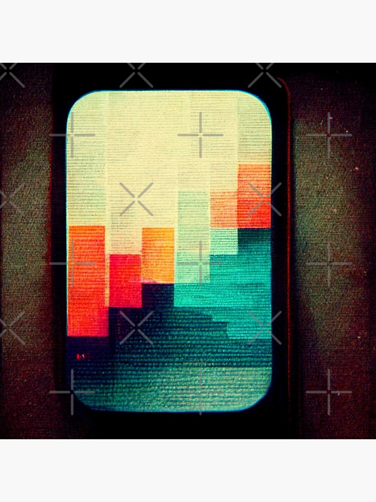 "Retro Rainbow screen lights " Poster for Sale by Mirochan80 | Redbubble