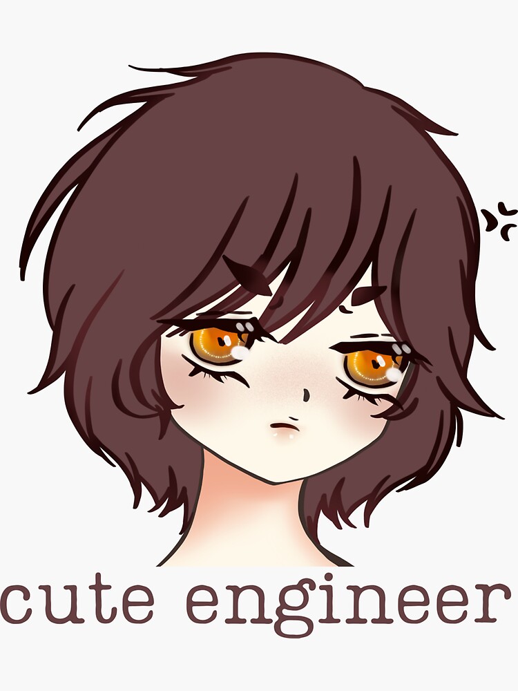 Engineer Girl Classy Lady Engineer New Design For Architects And Engineer Lady Style Sticker