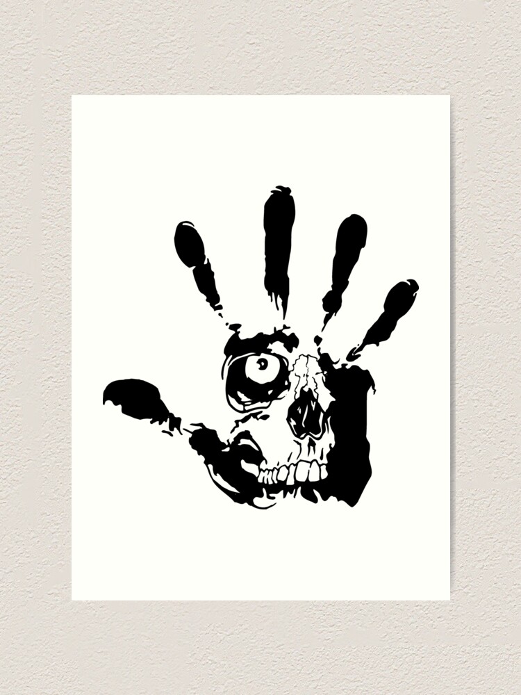 "Skull hand" Art Print by sharky2 | Redbubble