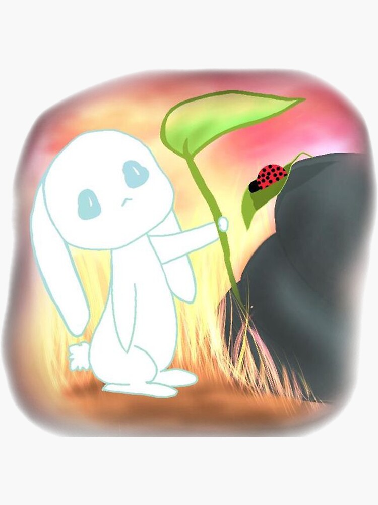 "Ella the bunny" Sticker for Sale by Penkwinni | Redbubble