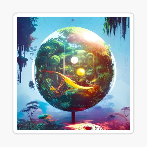 "Jungle Ball 1 " Sticker for Sale by jlambert1602 | Redbubble