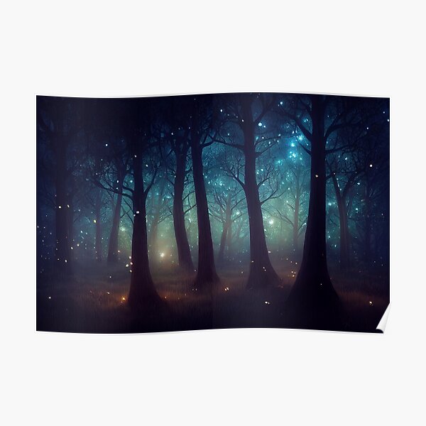 "The Enchanted Forest" Poster for Sale by Kate-Willow | Redbubble