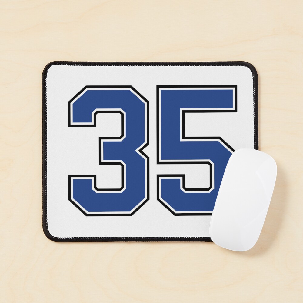 "Number 35 lucky sports jersey thirty five" Sticker for Sale by ...