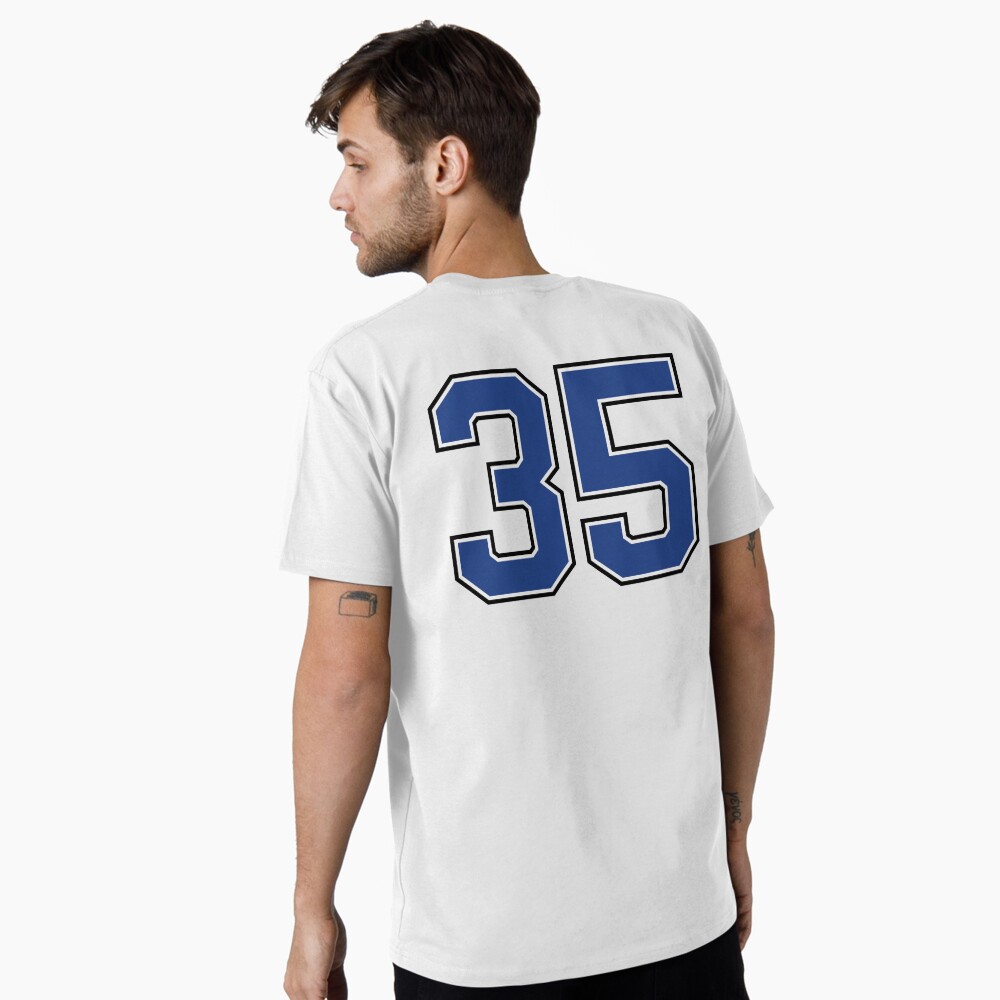 "Number 35 lucky sports jersey thirty five" Sticker for Sale by ...
