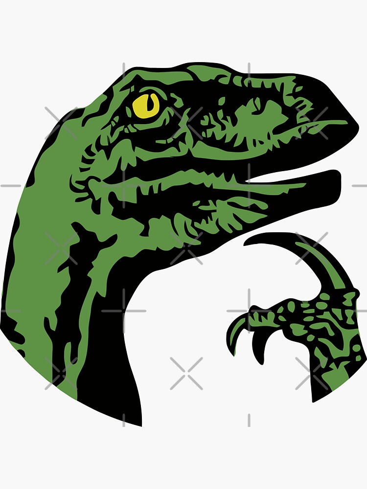 "Philosoraptor Meme" Sticker for Sale by MoHa444 | Redbubble