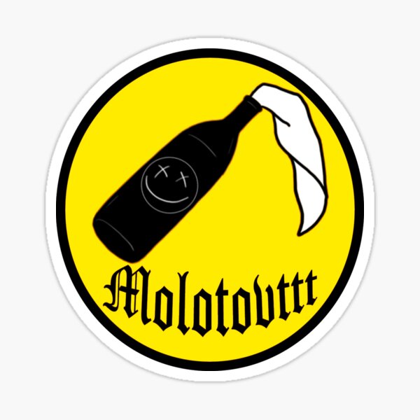 "Molotov Tattoo - Logo" Sticker for Sale by Dcreatorink | Redbubble