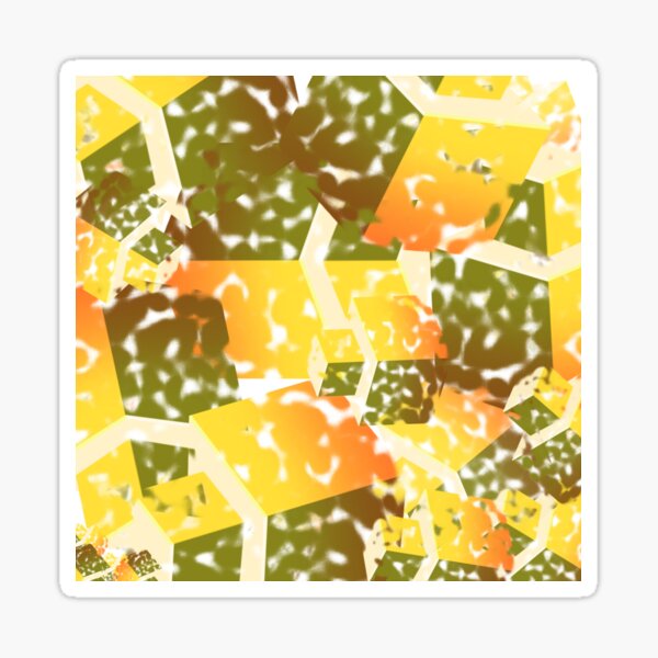 "Geometric shapes" Sticker for Sale by Sekerteyzee | Redbubble