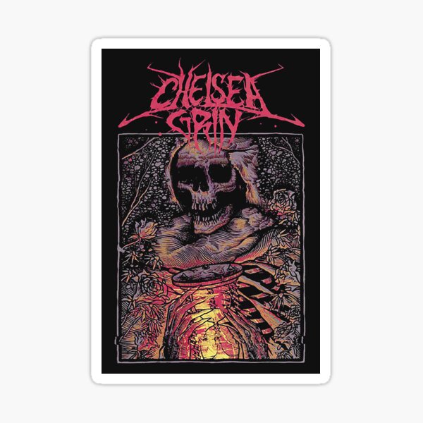 "Chelsea grin" Sticker for Sale by ryerrill10 | Redbubble