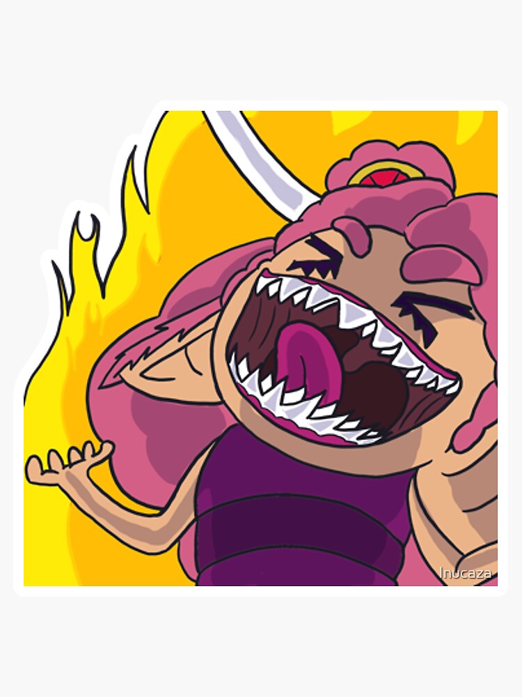 "Crim's Laugh Emote Sticker" Sticker for Sale by Inucaza | Redbubble