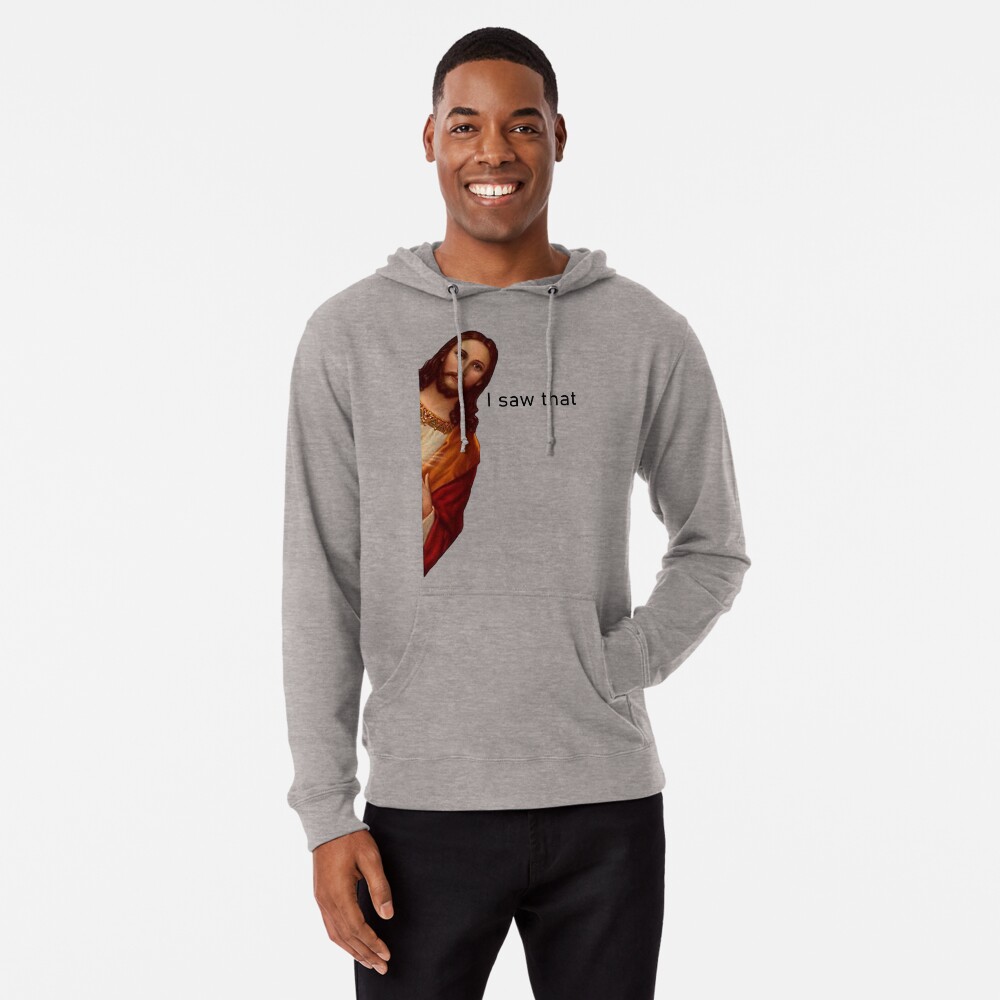 "jesus i saw that" Sticker for Sale by zurion | Redbubble